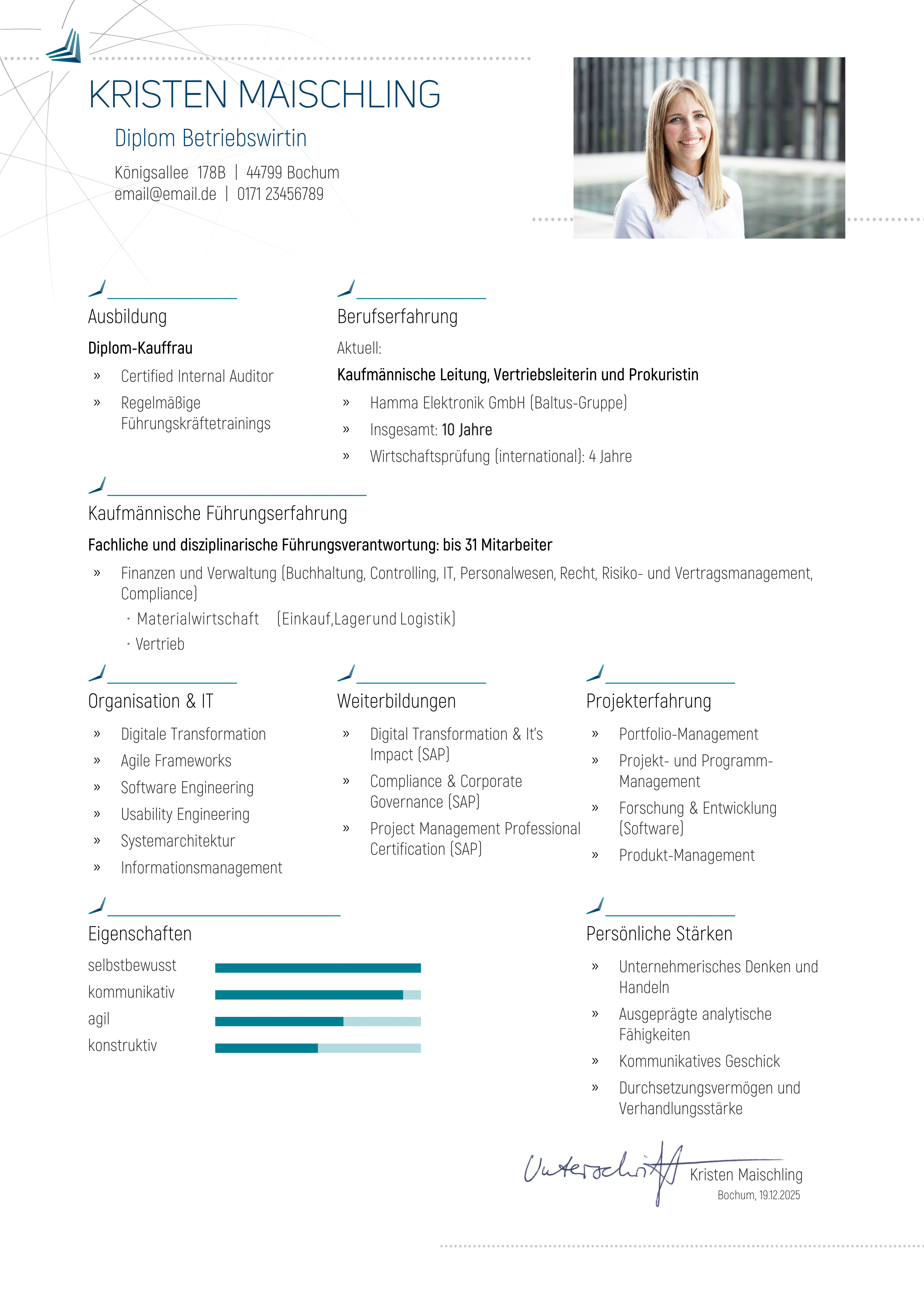 Kompetenzprofil zur Bewerbung: Inhalt & Beispiele